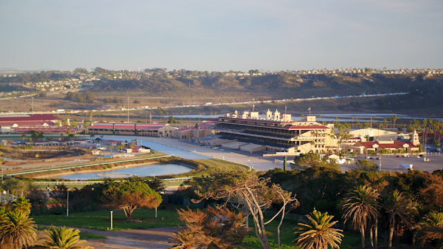 Golden hour flying at Del Mar race track | Drone Video - Spearhead Media