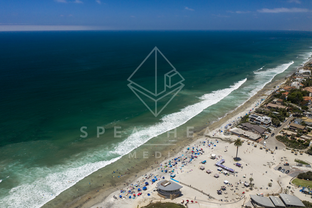 Moonlight Beach in Encinitas | Drone Photo #4 - Spearhead Media