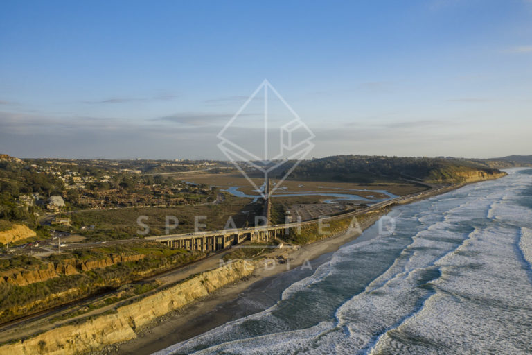 Del Mar Coastline during Sunset | Drone Photo #15 - Spearhead Media